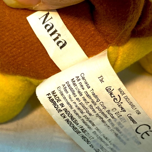 Walt Disney | Toys | Disney Peter Pan Nana Plush Collectible | Poshmark